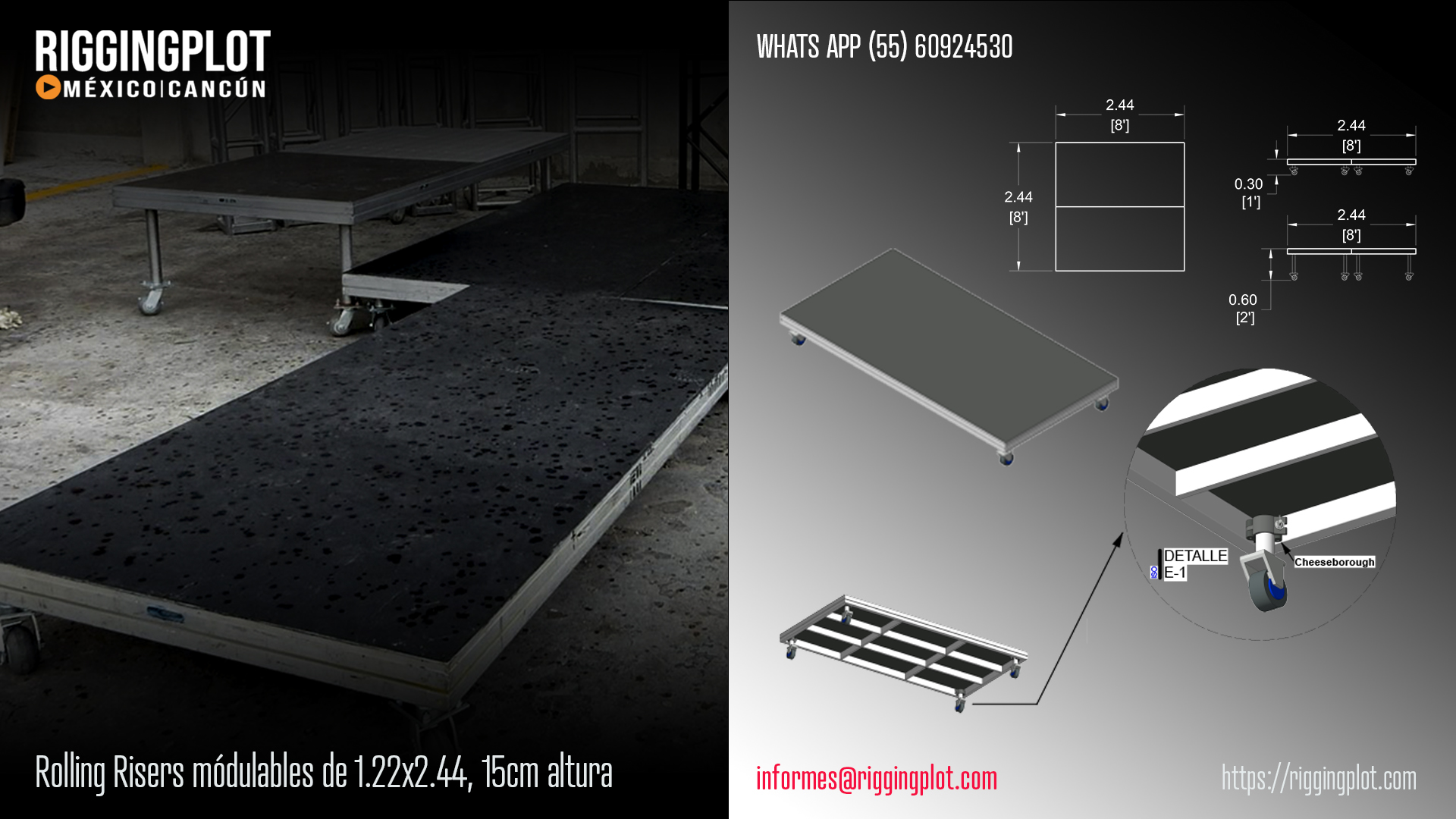 FICHA TÉCNICA ROLLING RISER 15CM